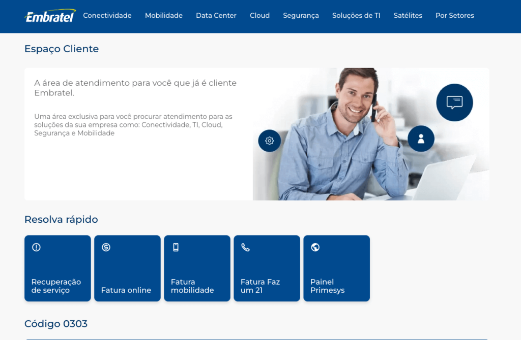 EMBRATEL TELEFONE → Número 0800, SAC, Chat e Ouvidoria